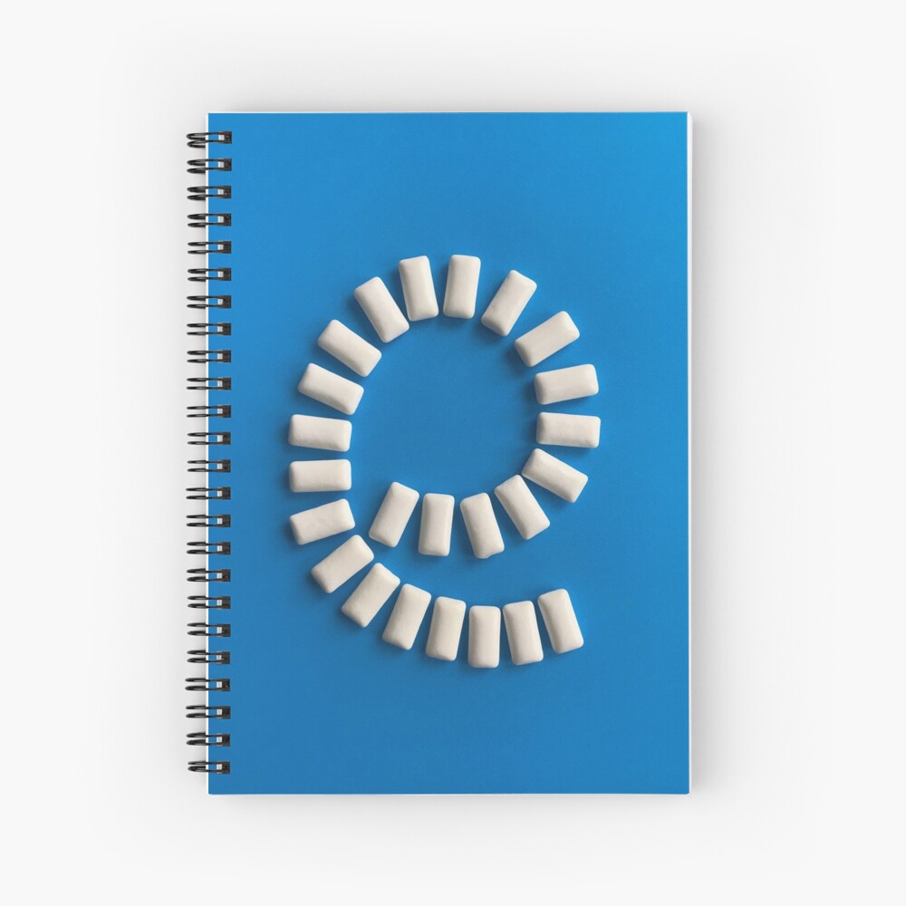 "White E(clipse Gum) on a True Blue Background" Poster for Sale by ...