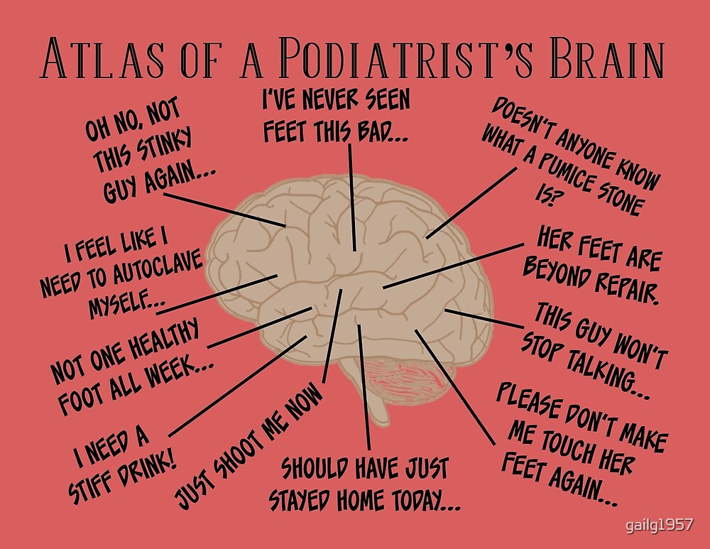 "Funny Podiatrist Sayings" by Gail Gabel, LLC | Redbubble