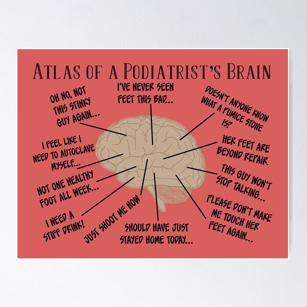 "Funny Podiatrist Sayings" Poster for Sale by gailg1957 | Redbubble