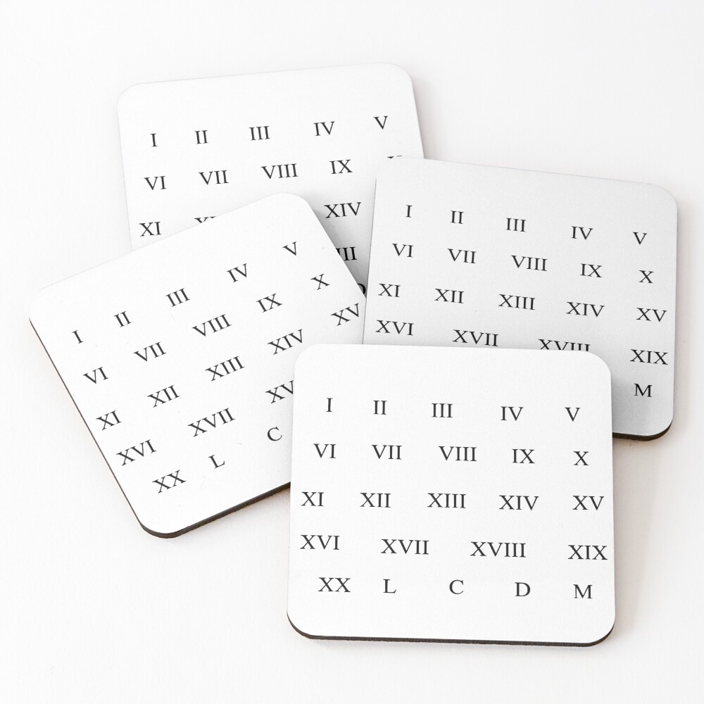 "Roman numeral sticker" Sticker for Sale by Numbers-Art | Redbubble