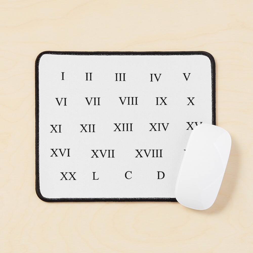 "Roman numeral sticker" Sticker for Sale by Numbers-Art | Redbubble