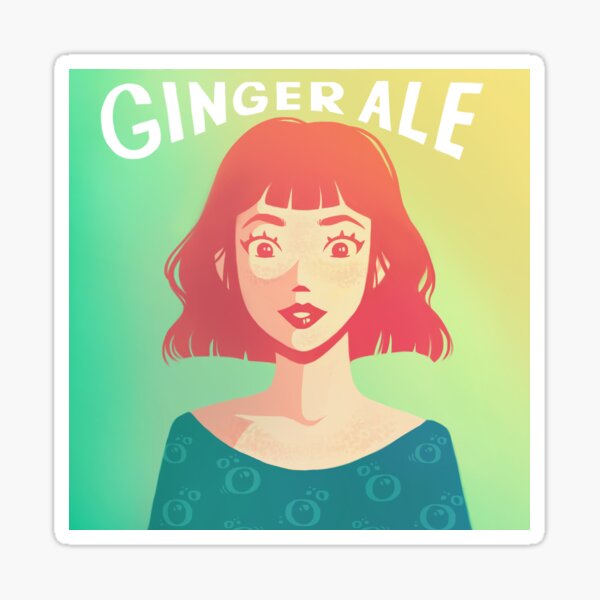 Ginger Ale Stickers | Redbubble