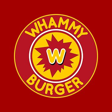 "Whammy Burger" Sticker for Sale by DeadRight | Redbubble
