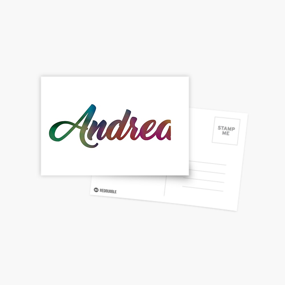 "Andrea" Sticker for Sale by xRadicalRainbow | Redbubble