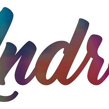 "Andrea" Sticker for Sale by xRadicalRainbow | Redbubble