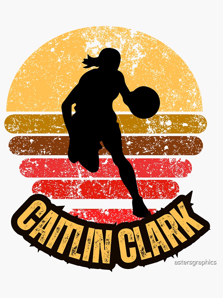 "Caitlin Clark: Rising Star of Indiana Fever in WNBA" Sticker for Sale ...