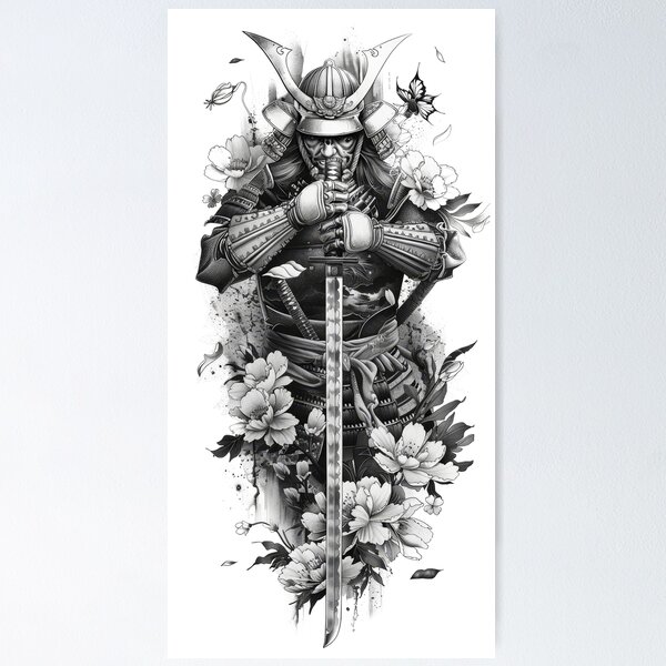 "Samurai Warrior. Traditional Japanese." Poster for Sale by Tattoo-You ...