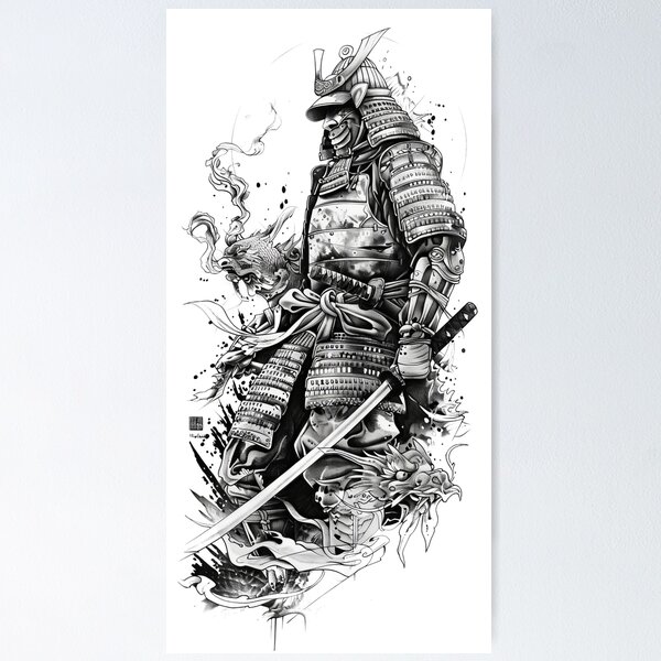 "Samurai Warrior. Traditional Japanese." Poster for Sale by Tattoo-You ...