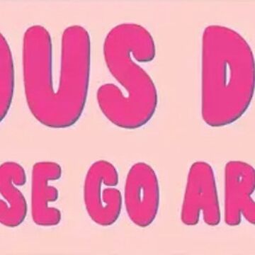 "Anxious driver please go around" Sticker for Sale by bronte2004 ...