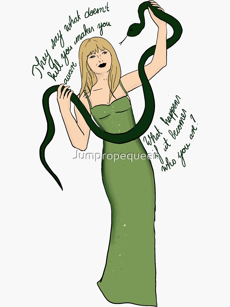 Taylor Swift Ttpd Cassandra Sticker For Sale By Jumpropequeen Redbubble