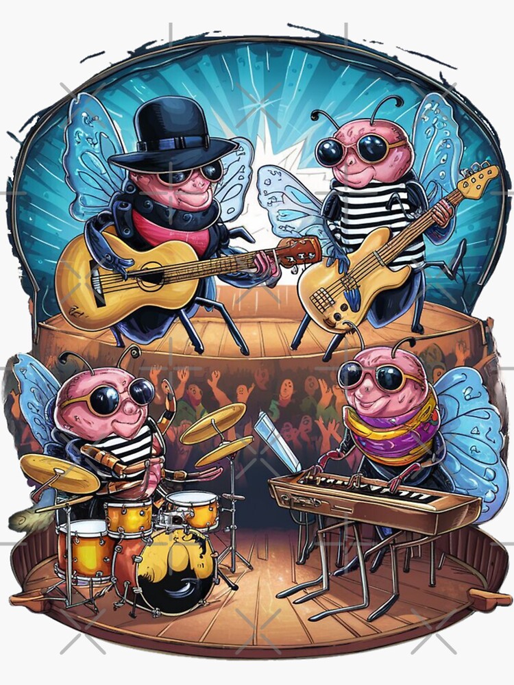 "Cicada Invasion 2024 - Brood x Cicada Song of our People" Sticker for ...