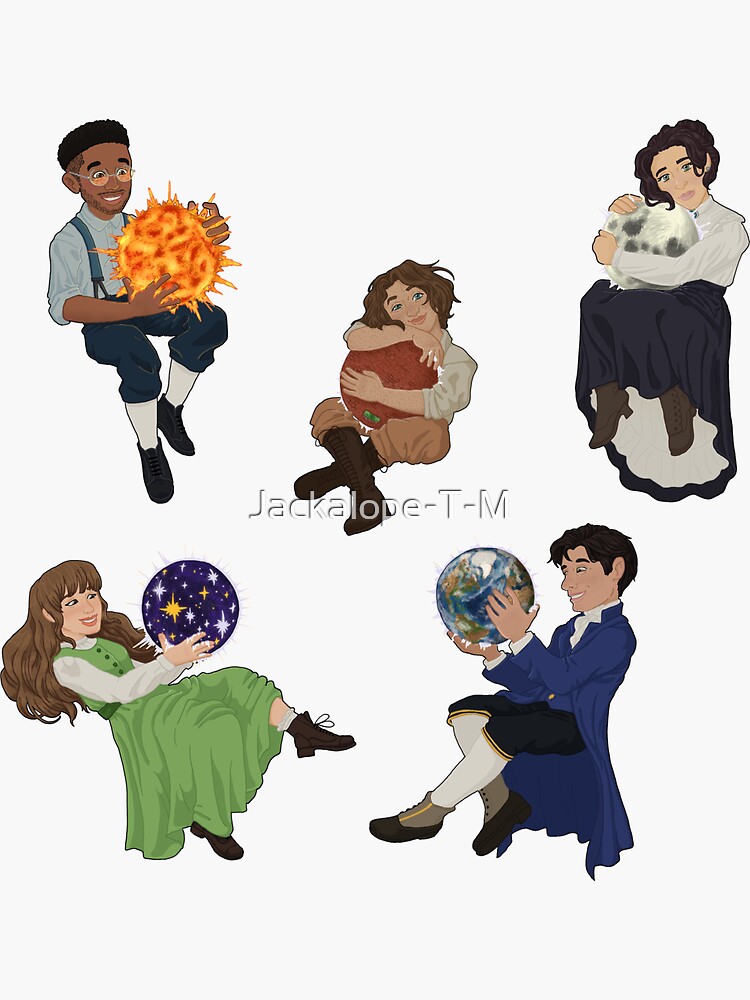"Pulp Musicals Celestial Spheres sticker pack" Sticker for Sale by ...