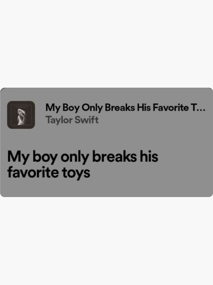 "Copy of The Tortured Poets Department - Taylor Swift - My Boy Only ...