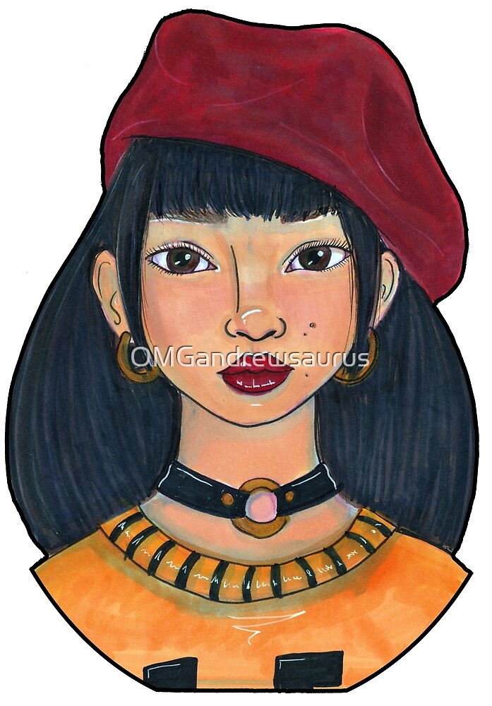 "Raspberry Beret" by OMGandrewsaurus | Redbubble