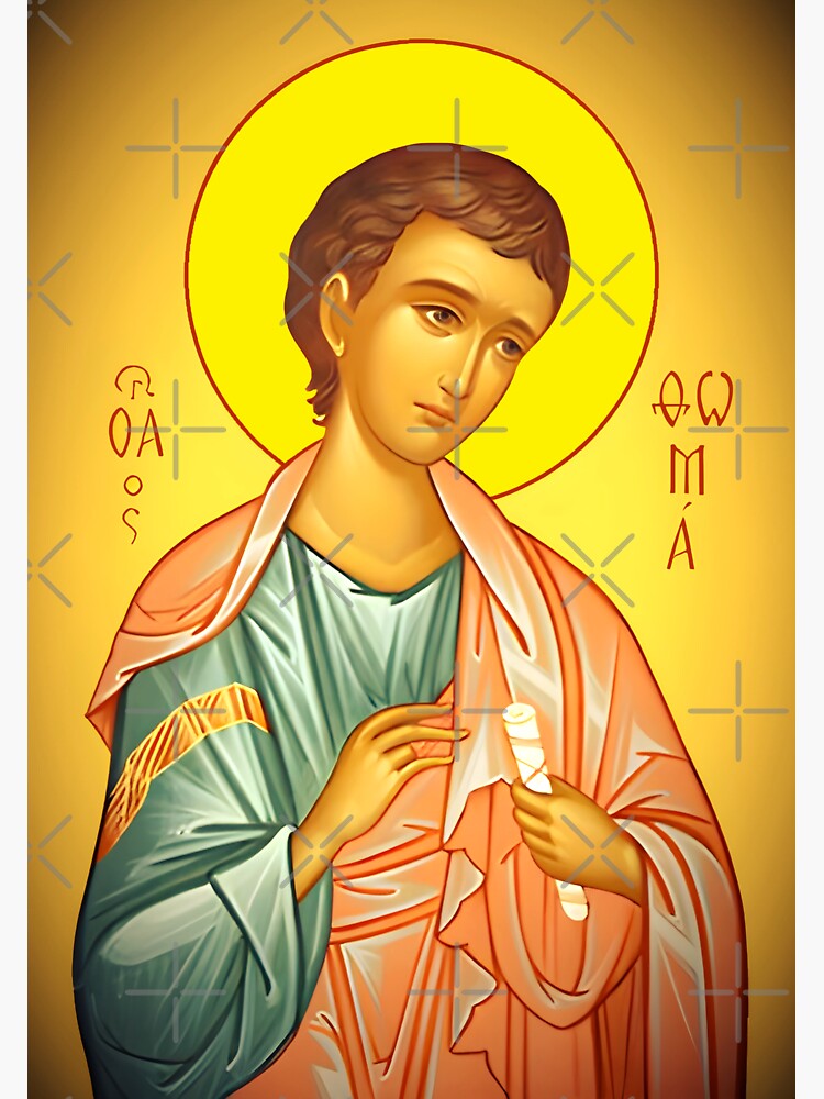 "Saint Apostle Thomas, Orthodox icon " Sticker for Sale by orthodox ...