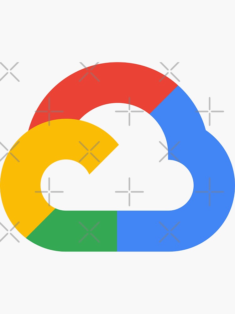 "Google Cloud Logo" Sticker for Sale by burak-kp | Redbubble