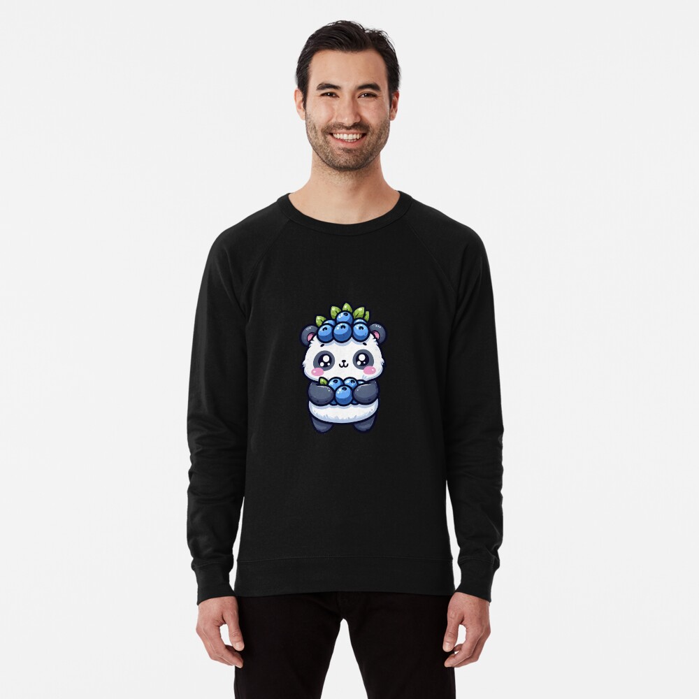 "Blueberry Panda" Sticker for Sale by Delidream | Redbubble