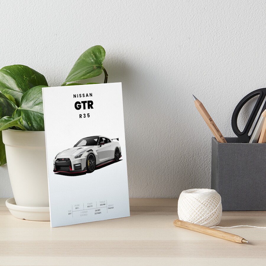 "Nissan GTR R35 Poster Illustration" Poster for Sale by SportFaClothing ...