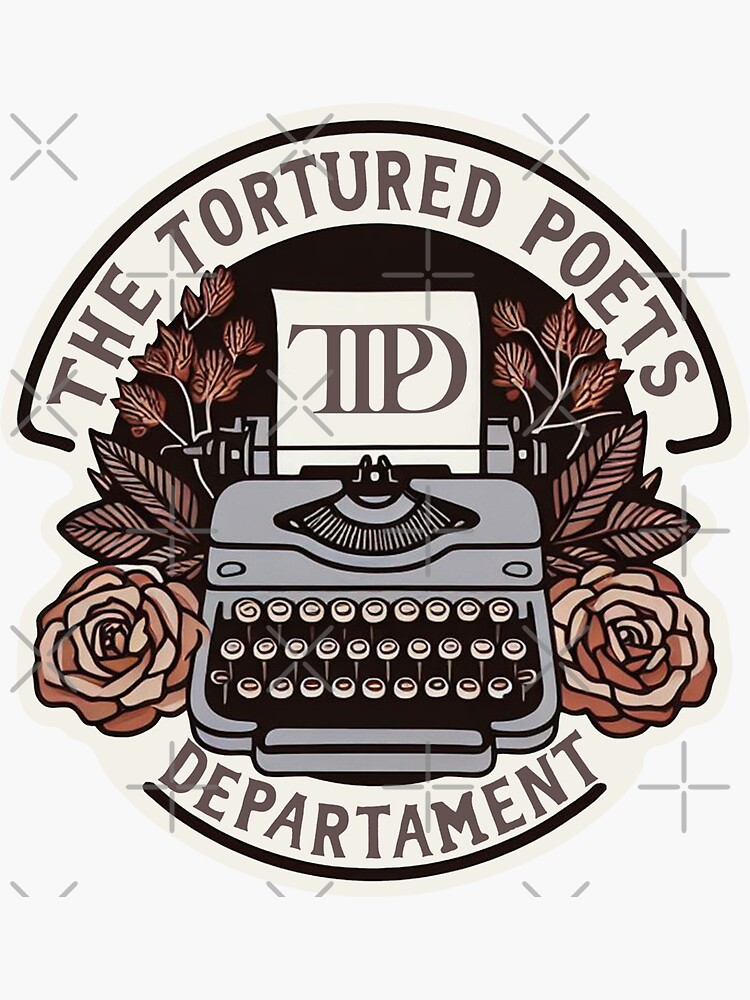 "TTPD - The Tortured Poets Department " Sticker for Sale by Samsar ...