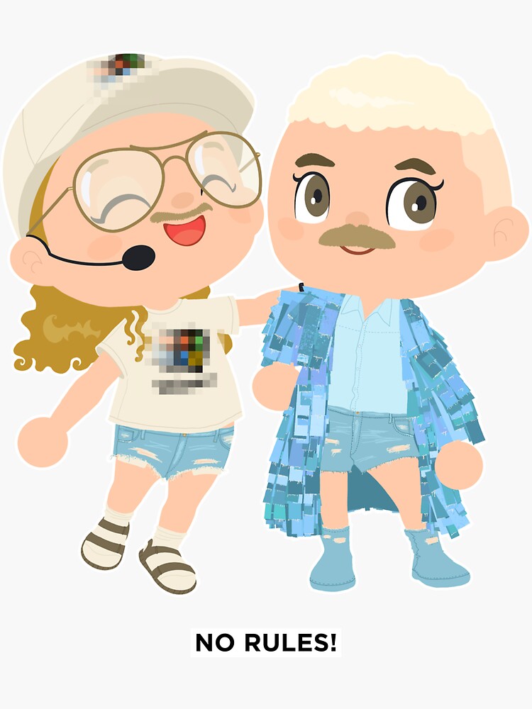 "No Rules! Windows95Man, ESC 2024 Finland" Sticker for Sale by Carob ...