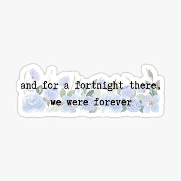 "fortnight ttpd" Sticker for Sale by starbucksjoy | Redbubble