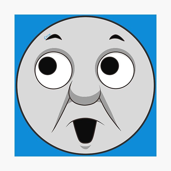 "Thomas (shocked face)" Photographic Print for Sale by corzamoon ...