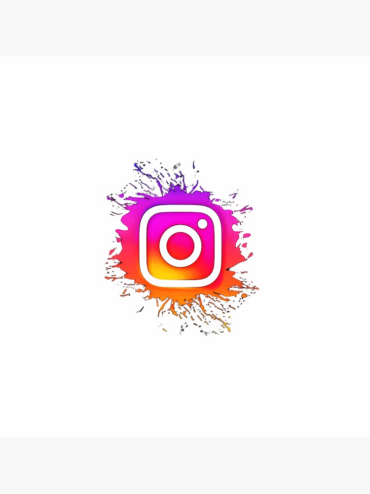 "Instagram Logo " Sticker for Sale by ElouiseMaggi2 | Redbubble