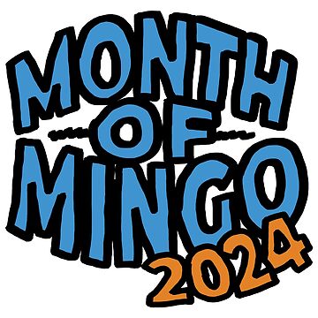 "Month of Mingo 2024 Logo" Sticker for Sale by connor-maitland | Redbubble