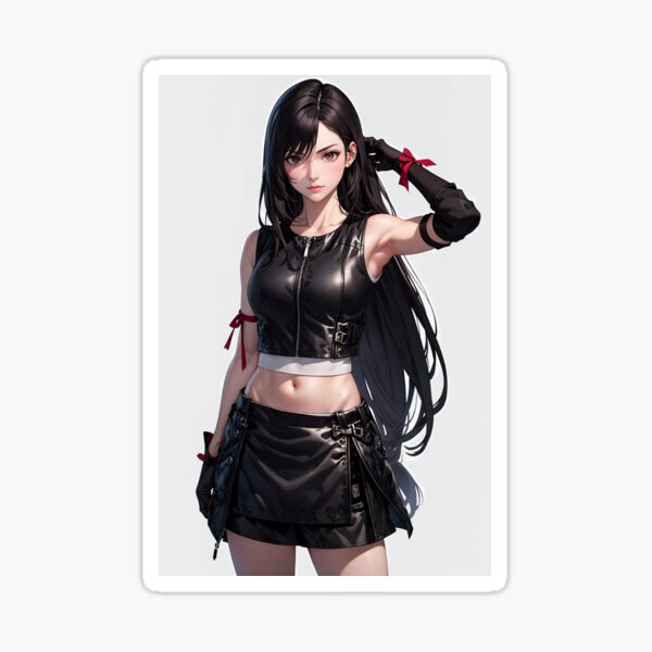 "Tifa Lockhart #2 - Final Fantasy VII Advent Children Fanart" Sticker ...