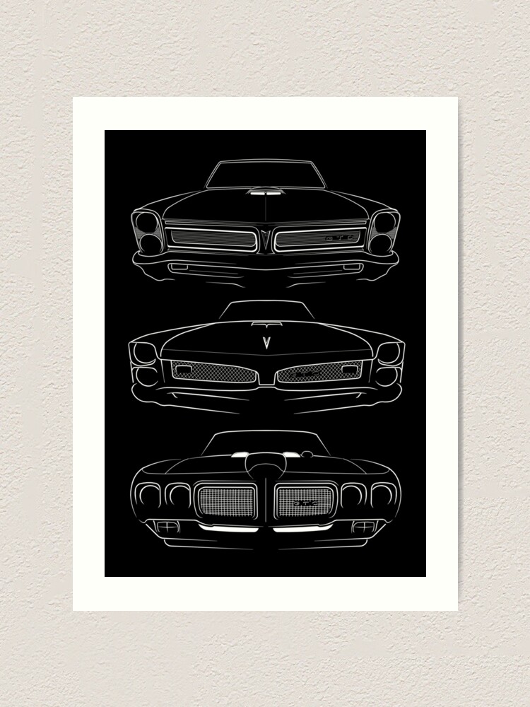 "Evolution of the Pontiac GTO (1965, 1967, 1970)" Art Print for Sale by ...