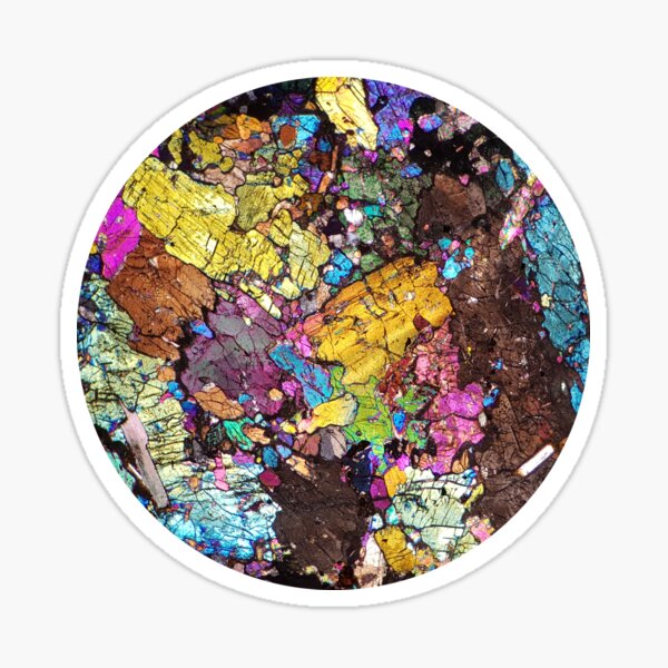"Geological Thin Section" Sticker for Sale by Florabella119 | Redbubble