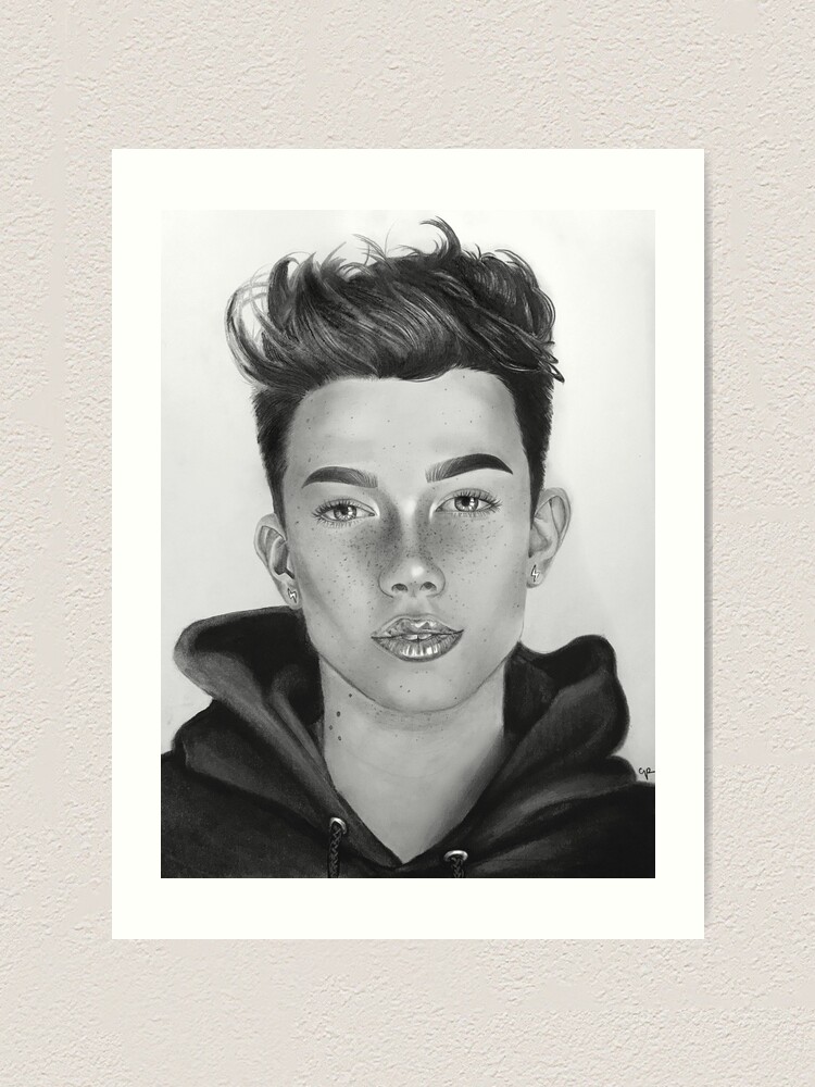 "James Charles Portrait" Art Print for Sale by cnreed22 | Redbubble