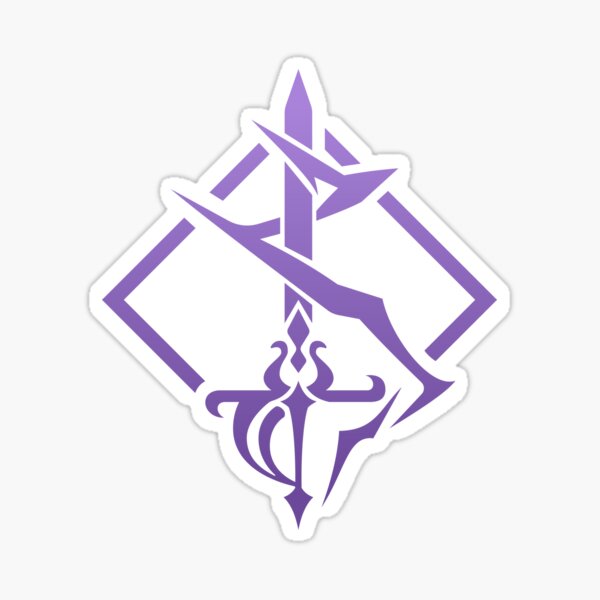 "Clorinde Constel­lation logo Genshin Impact" Sticker for Sale by ...