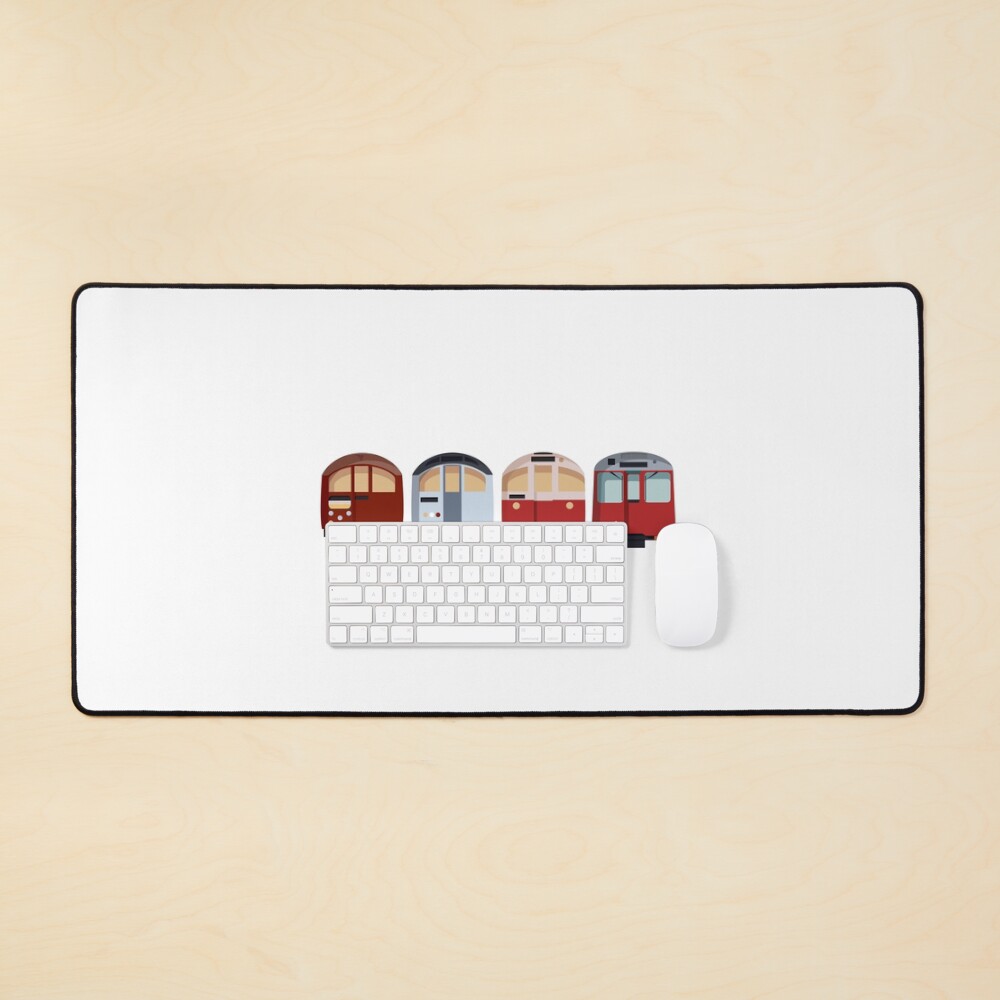 "Horizontal Old Vintage London Tube Trains, Together, Stock Underground ...