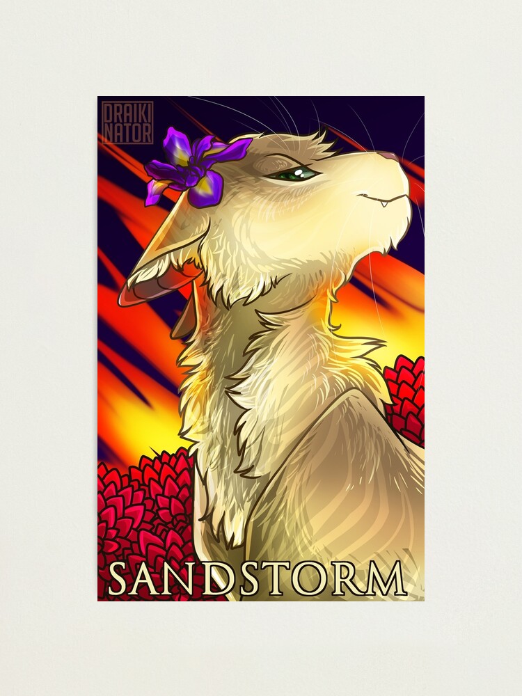 "Sandstorm Portrait" Photographic Print for Sale by Draikinator | Redbubble