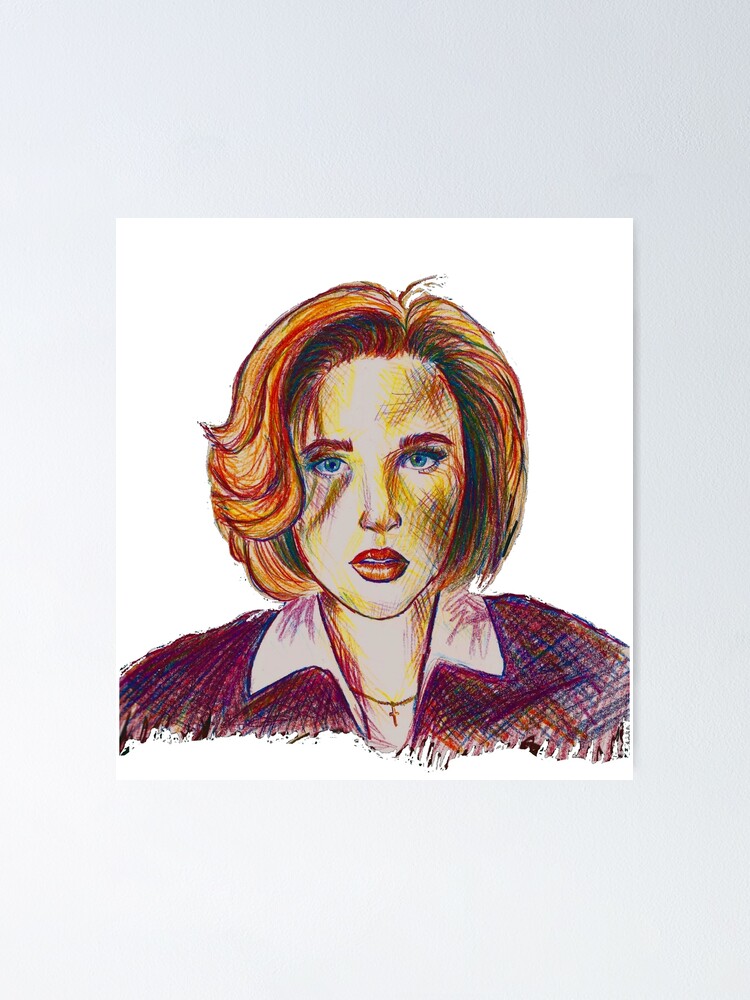 "Scully" Poster by grape-art | Redbubble