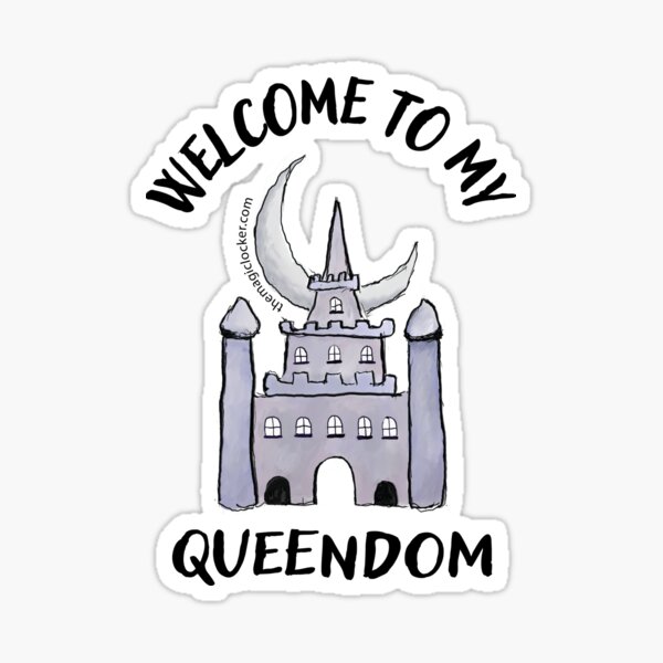 "Castle Hexx Queendom" Sticker for Sale by TheMagicLocker | Redbubble