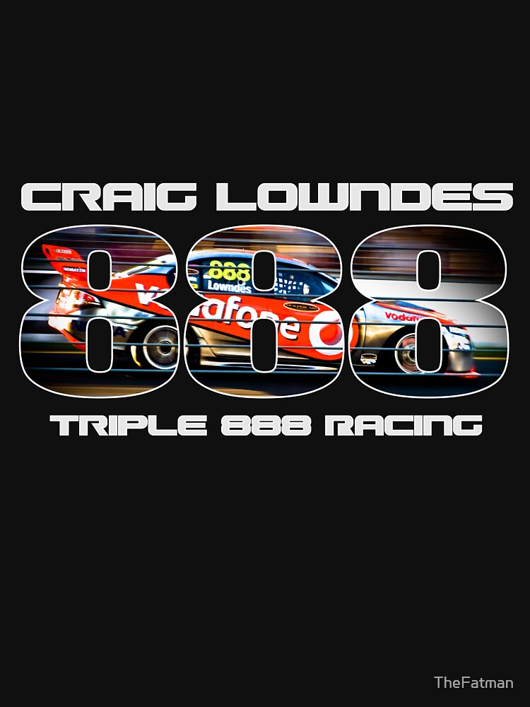 "Craig Lowndes - Triple 888 Racing" Essential T-Shirt for Sale by ...