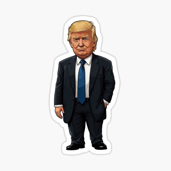 "Donald Trump" Sticker for Sale by ArtFilm | Redbubble