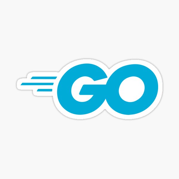"Go Programming Language Logo" Sticker for Sale by Burak Kucukparmaksiz ...