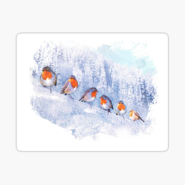 "Round Robin" Sticker for Sale by ifourdezign | Redbubble