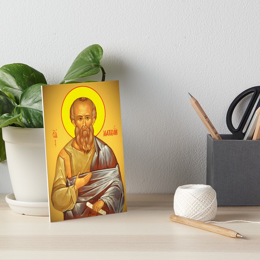 "Saint Apostle Matthias , Orthodox icon " Sticker for Sale by orthodox ...