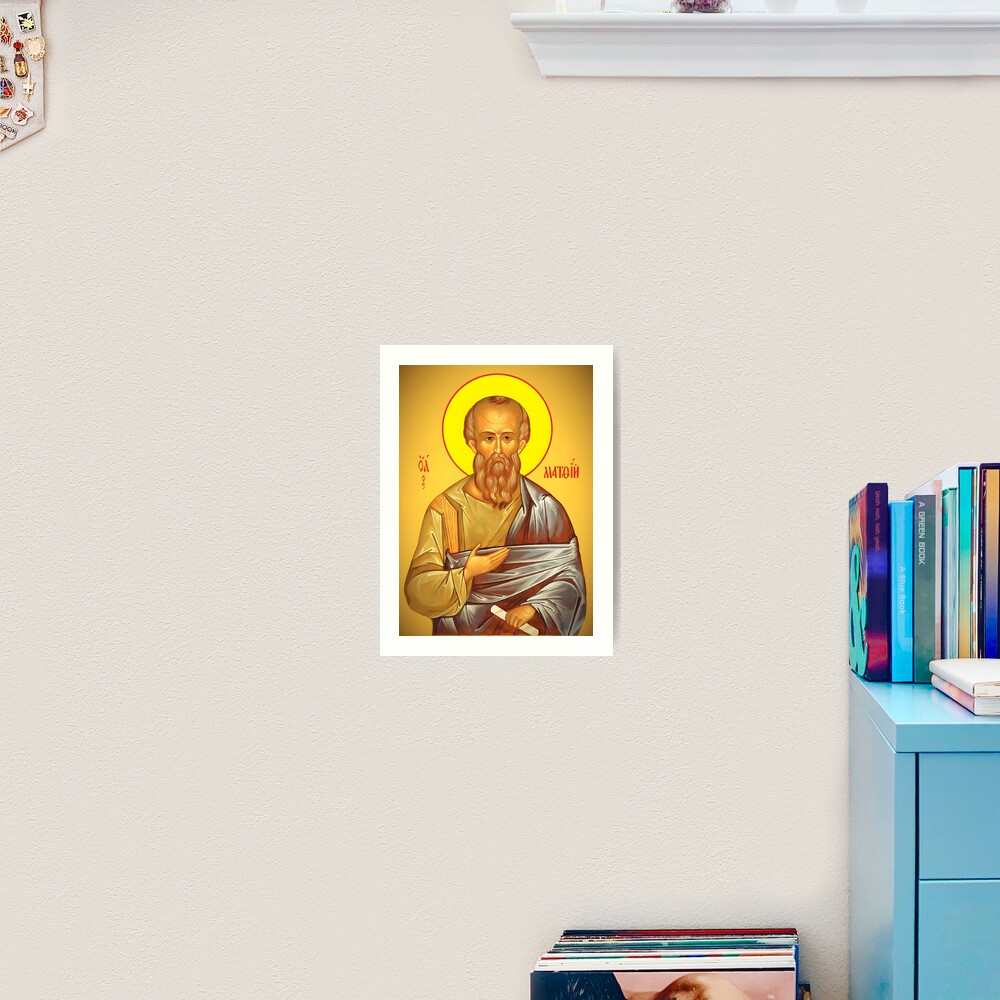 "Saint Apostle Matthias , Orthodox icon " Sticker for Sale by orthodox ...