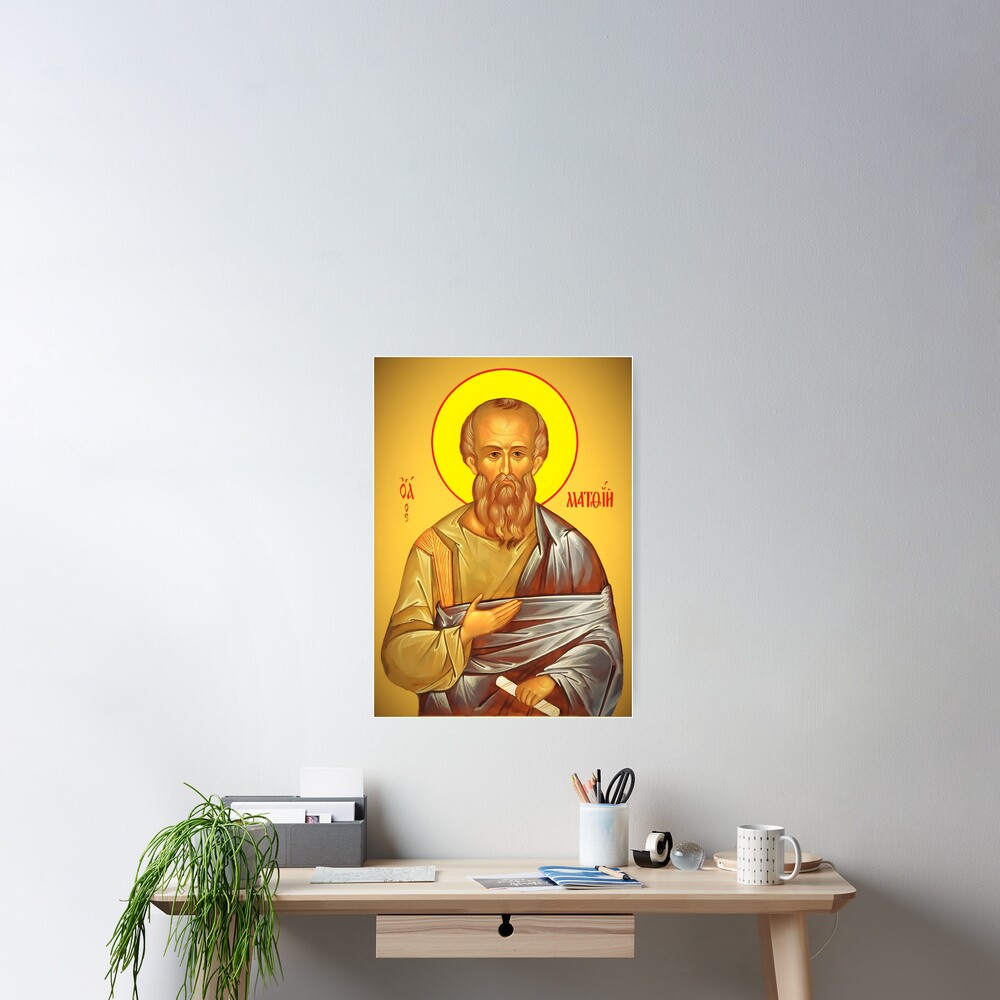 "Saint Apostle Matthias , Orthodox icon " Sticker for Sale by orthodox ...