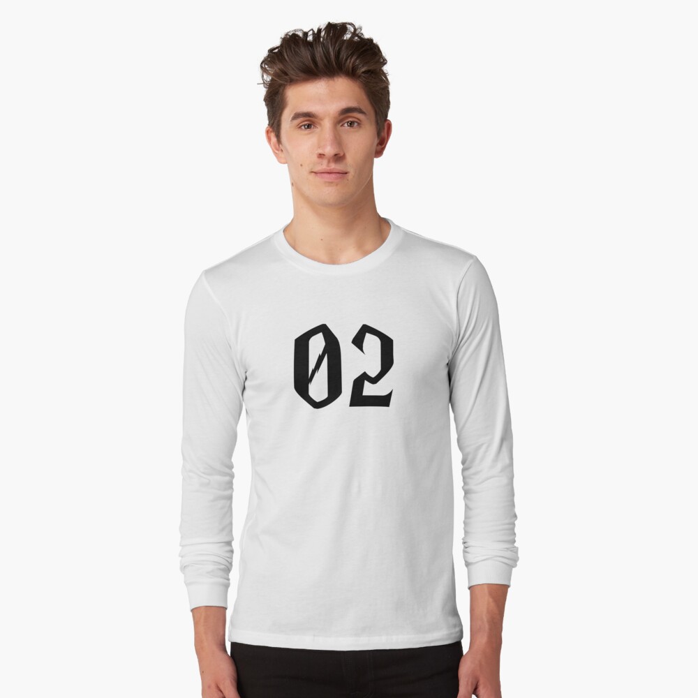 "02, two, black, Harry P" Sticker for Sale by Numbers-Art | Redbubble