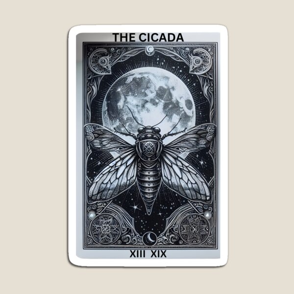"Cicadageddon Invasion Tour 2024 Funny Cicada Event, Cicada Tarot Card ...