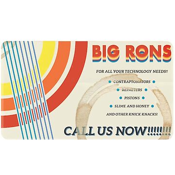 "Big Ron’s business card | Mumbo Jumbo Hermitcraft" Sticker for Sale by ...
