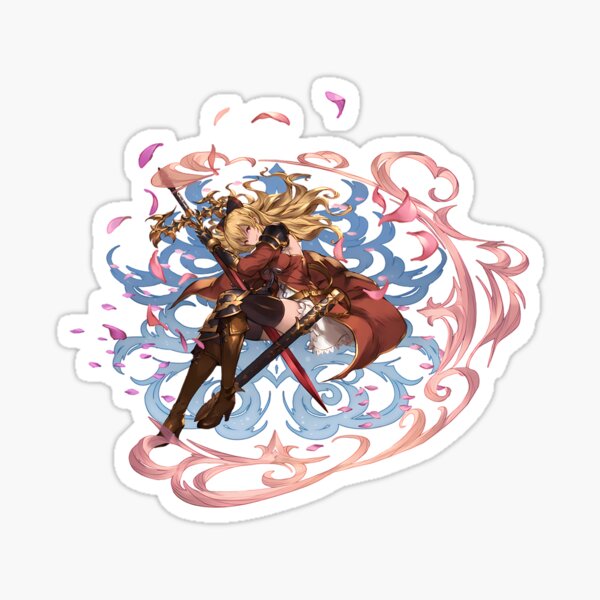 "Granblue Fantasy Versus Vira Albion Decollete Outfit" Sticker for Sale ...