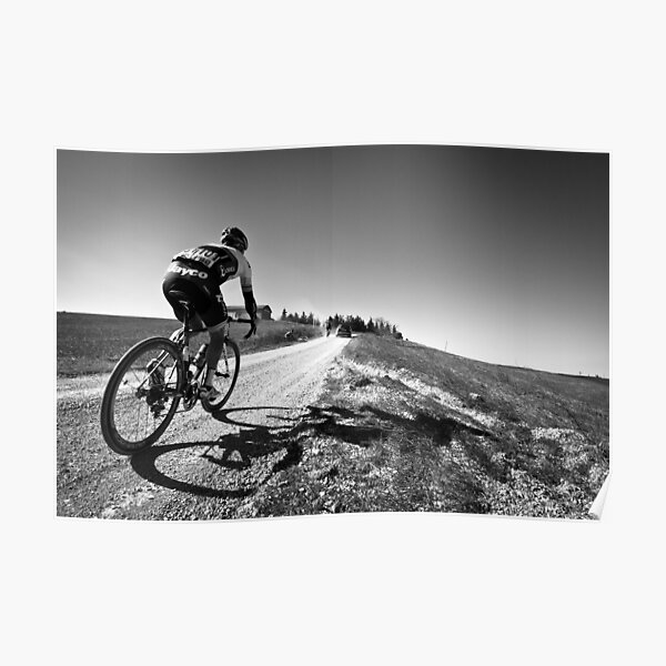 "Simon Gerrans, Strade Bianche" Poster by EamonF | Redbubble