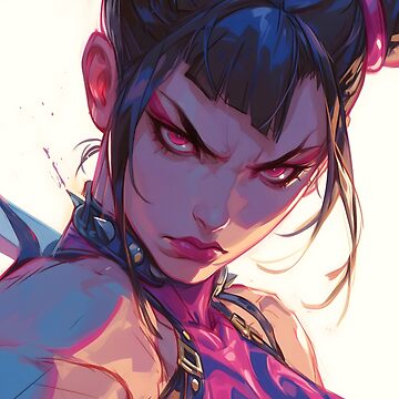 "Juri Han - 4" Sticker by Infinite-Aspire | Redbubble